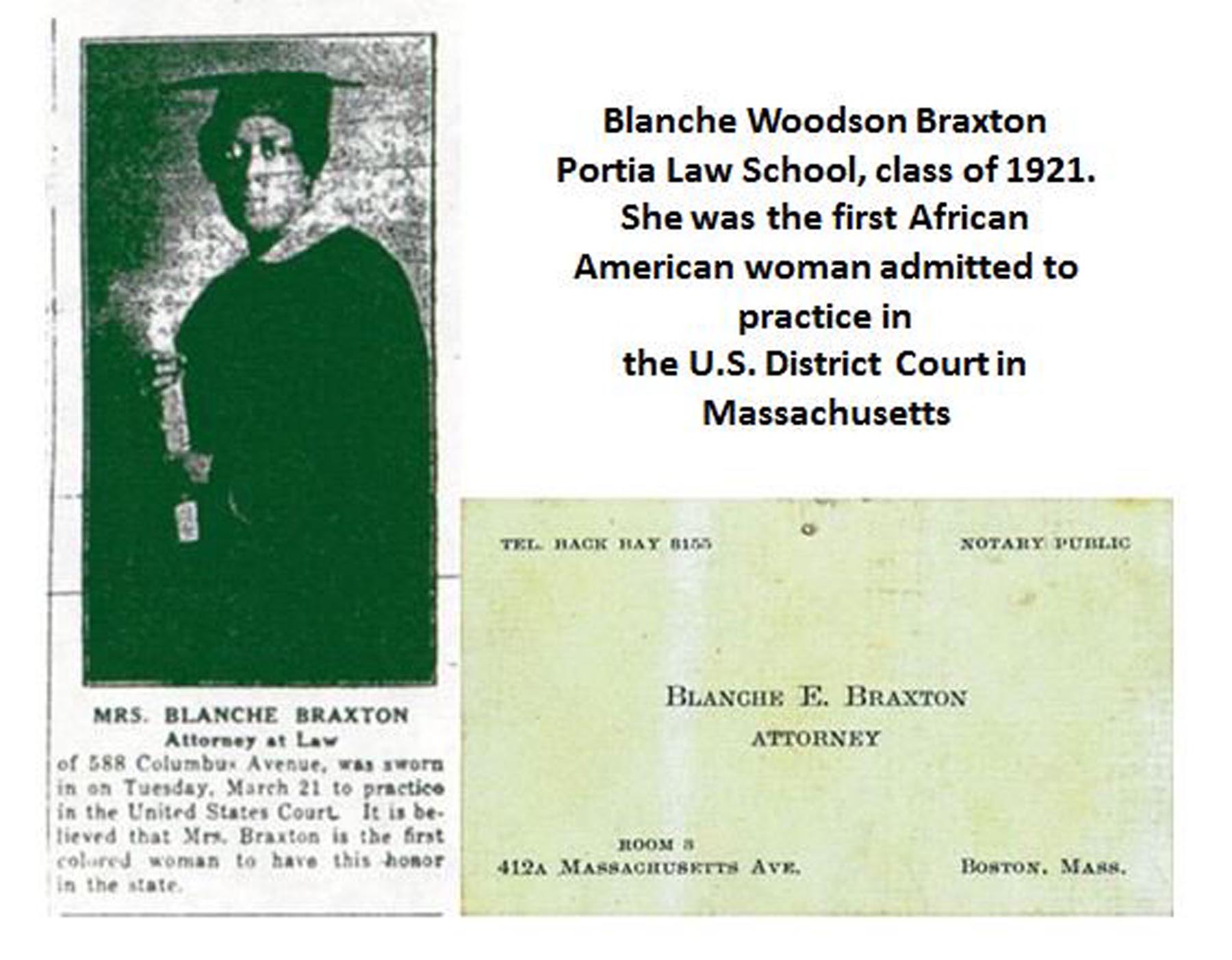 Blanche Woodson Brazton - Boston Women's Heritage Trail